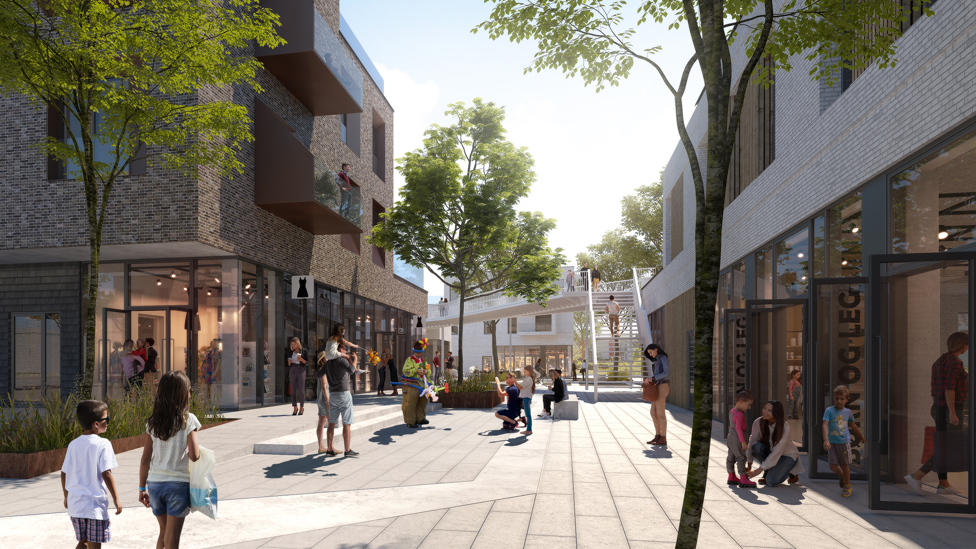 Butikstorvet - in the heart of Billund's town centre. An attractive ...